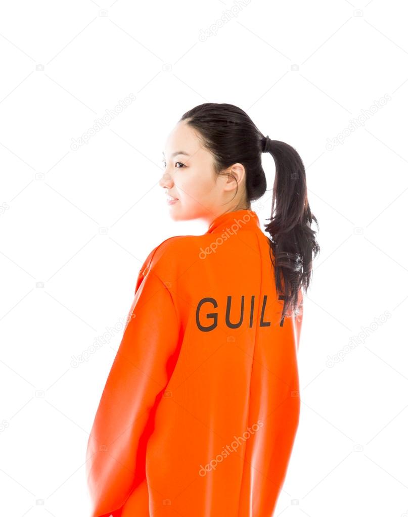 Woman in prison uniform — Stock Photo © Bruno135 #47648413