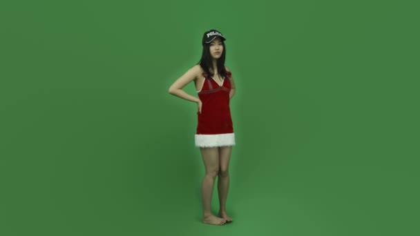 Sexy Girl With Call Me Hand Sign — Stock Video © Bruno135 50468025