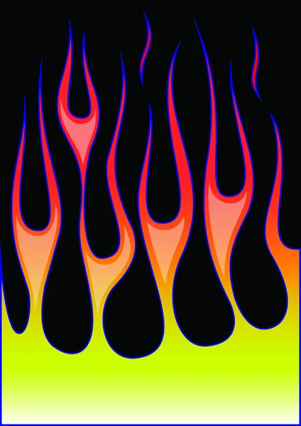 ᐈ Flames stock vectors, Royalty Free flames illustrations | download on ...