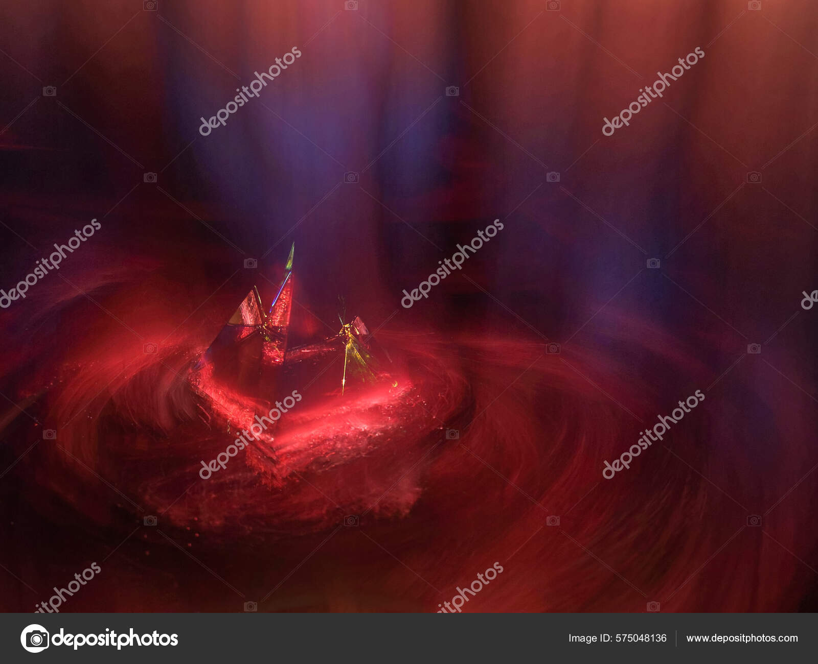 Light Drawing Crystal Pyramid Background Stock Photo by ©Lyudmila ...