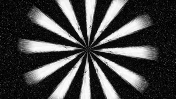 White Beams Light Flashes Come Out Center Frame Rotate Clockwise ...