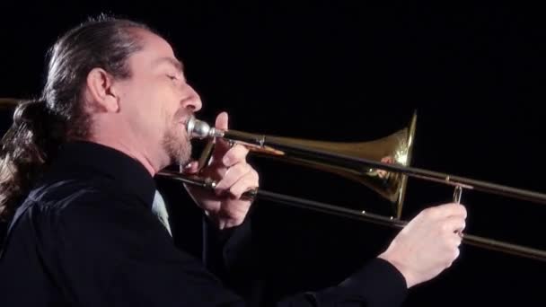 Trombone player with a smile. Stock Photo by ©rcarner 1987153