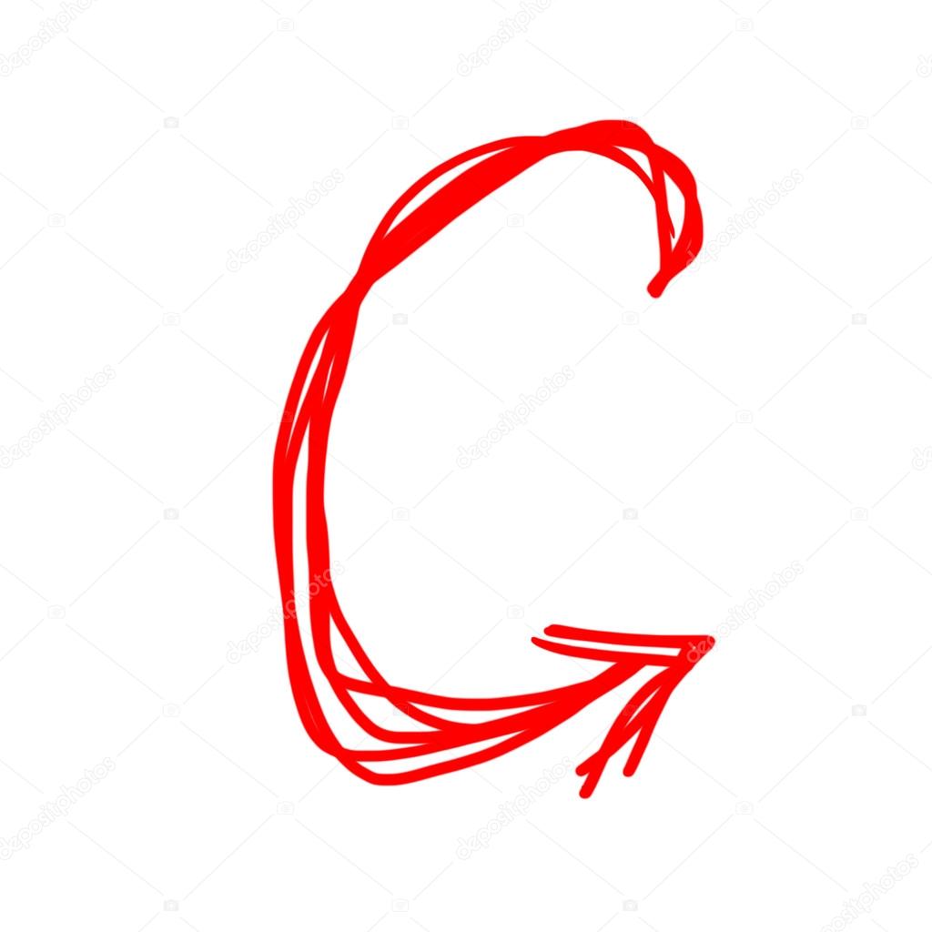 Letra G roja aislada sobre blanco — Foto de stock #34117997 © atraks