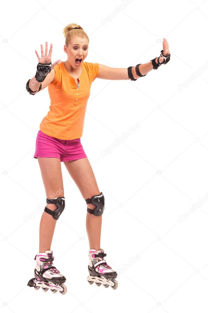 Rollerblade beginnings. — Stock Photo © studioloco #30459893