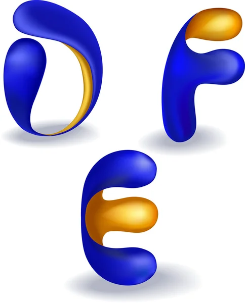 Letras color naranja Imágenes Vectoriales, Gráfico Vectorial de Letras ...