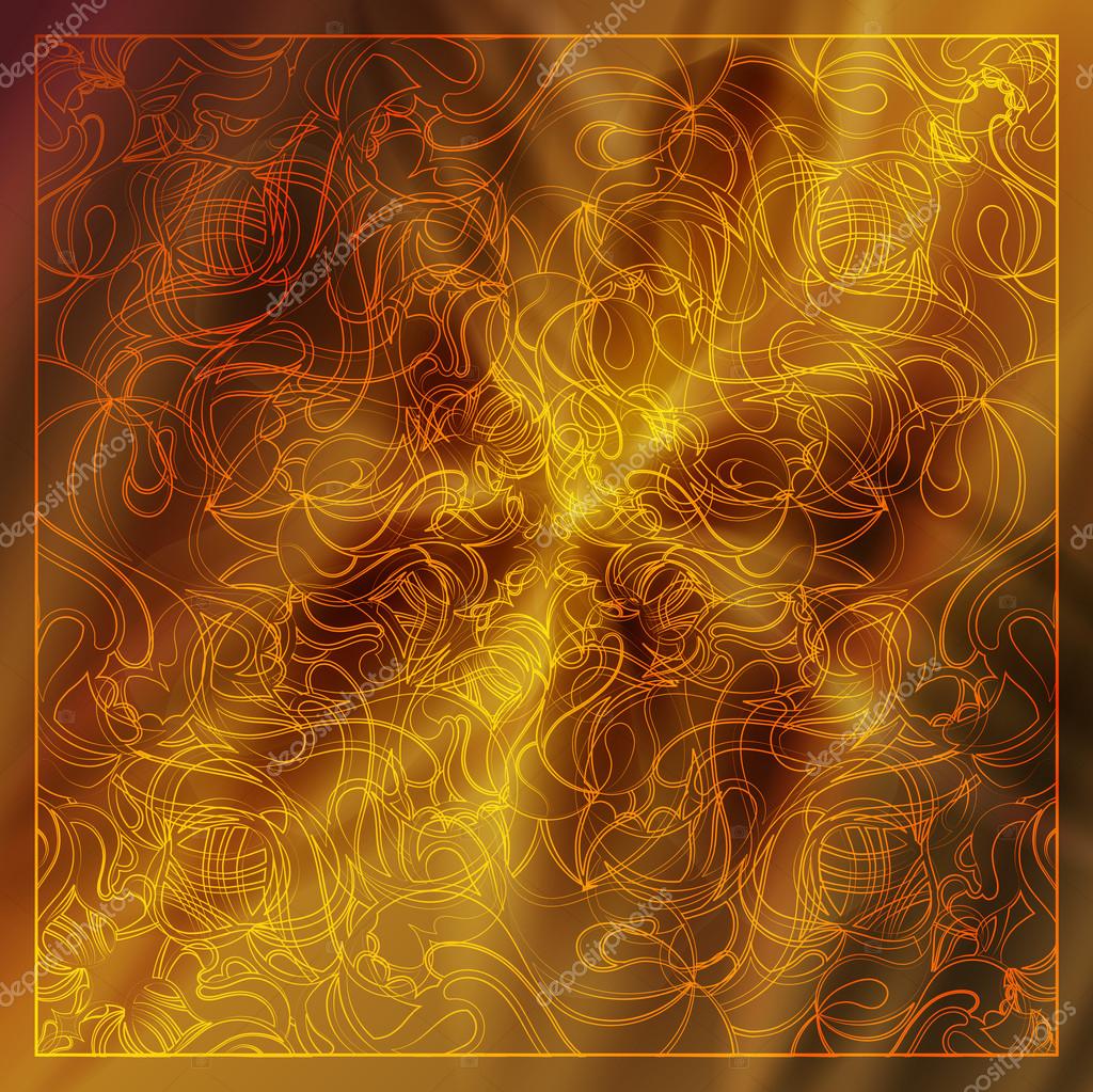 Exotic ornament pattern on ethnic fabric Stock Vector by ©dgem22 31150381