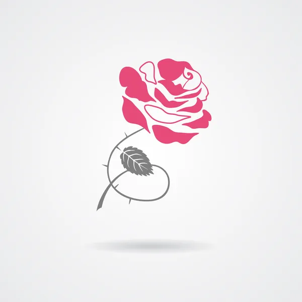 Simple rose drawing Vector Art Stock Images | Depositphotos