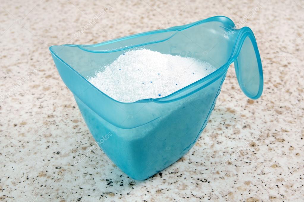 Laundry detergent or washing powder — Stock Photo © Dpimborough #33292781
