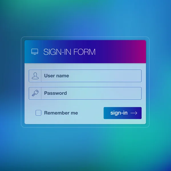 Mobile vector user ui kit form interface. For web page, site bar, art ...