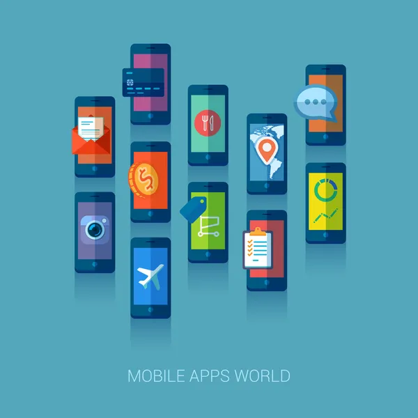 Mobile apps Vector Art Stock Images | Depositphotos