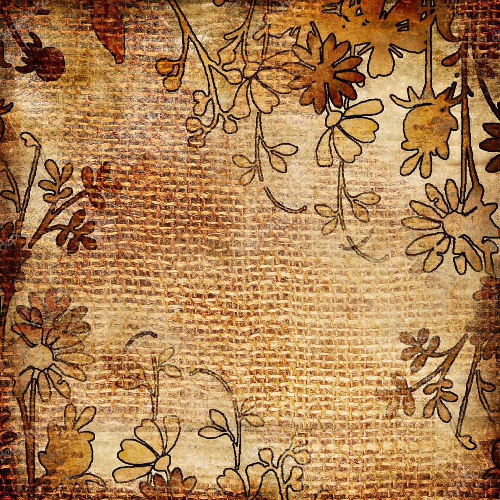 Ancient fabric background Stock Illustration by ©andrii #32529469