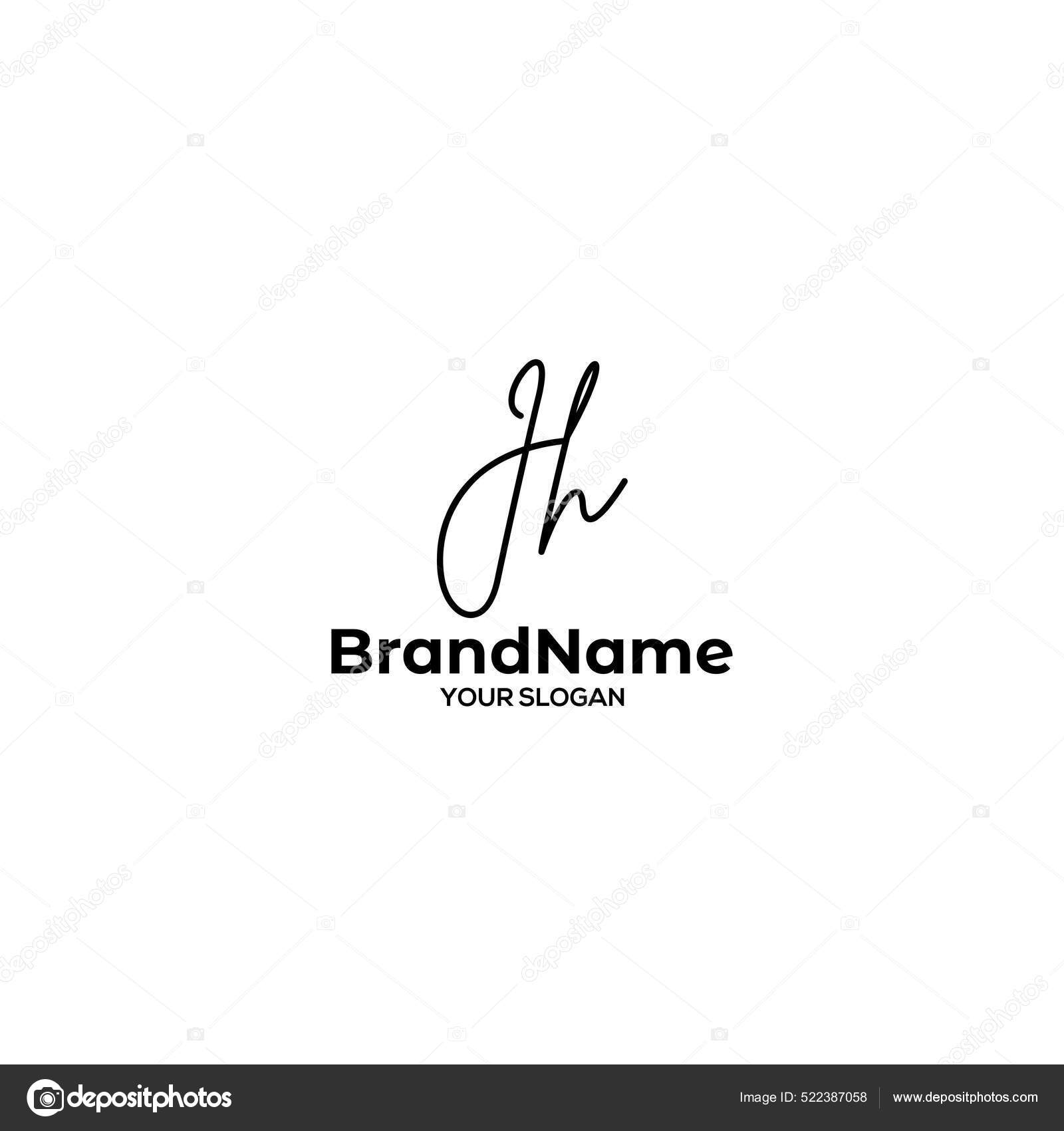 Script Logo Design Vektor Stock-Vektorgrafik von ©DuckOn 522387058
