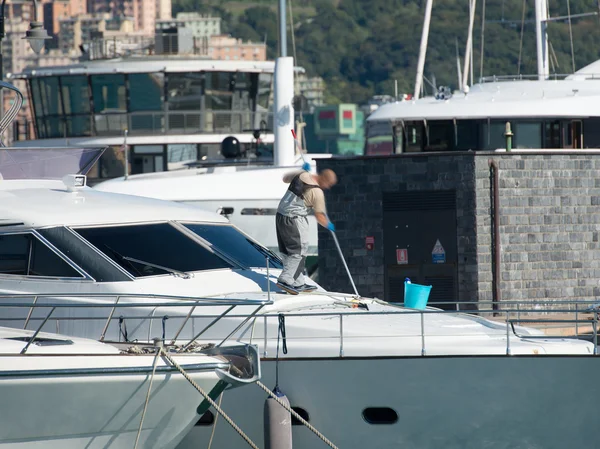 Boat washing Stock Photos, Royalty Free Boat washing Images | Depositphotos