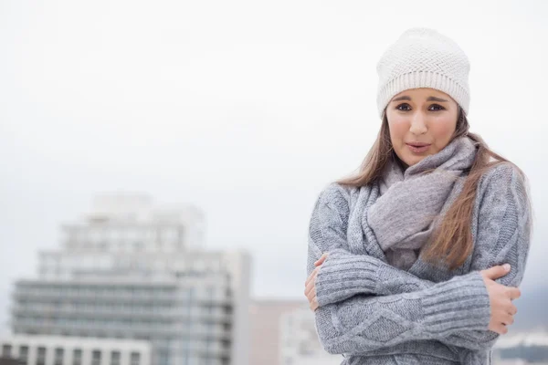 Girl shivering cold Stock Photos, Royalty Free Girl shivering cold ...