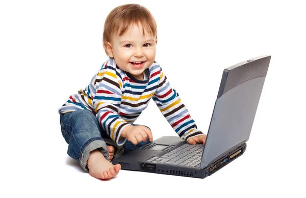 Baby with computer Stock Photos, Royalty Free Baby with computer Images ...