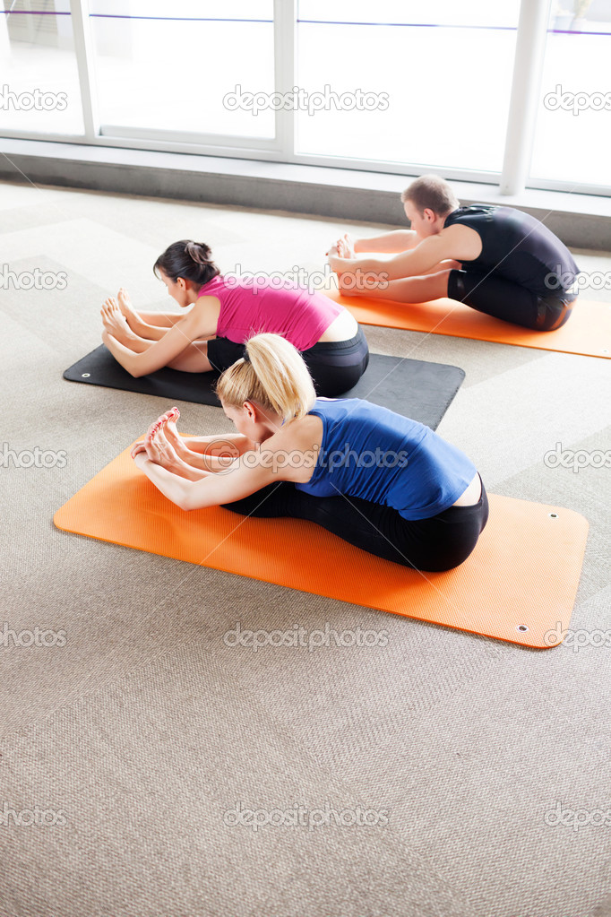 Yoga class Stock Photo by ©anabgd 45828961