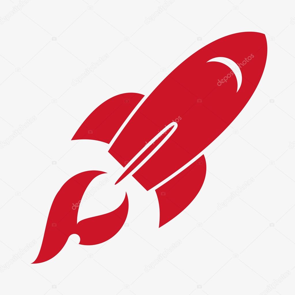 Red Rocket Icon