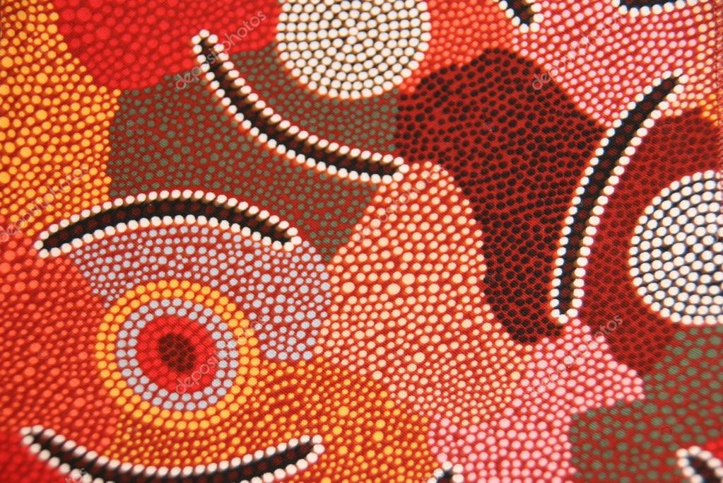Aboriginal art Stock Photo by ©Krofoto 30992645