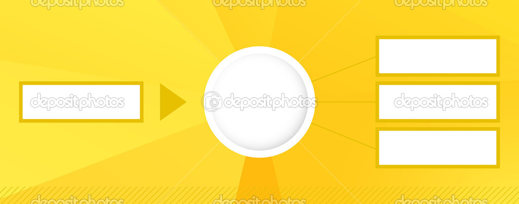 Blank diagram with circle and frames Stock Vector by ©madtom 30918479