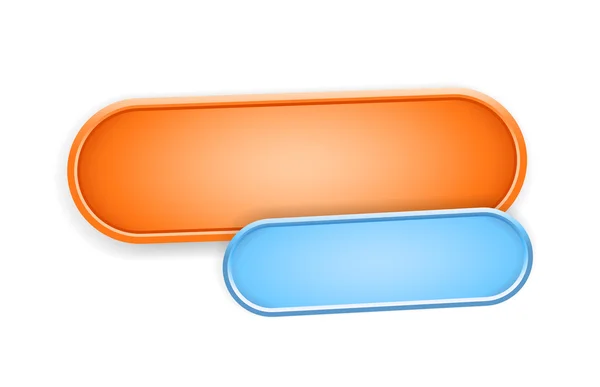 The set of three oval buttons pairs Stock Vector Image by ©madtom #32050095