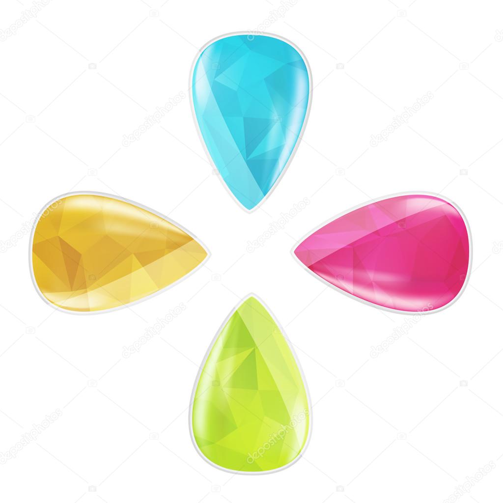 Gem theme Stock Vector by ©madtom 30974329