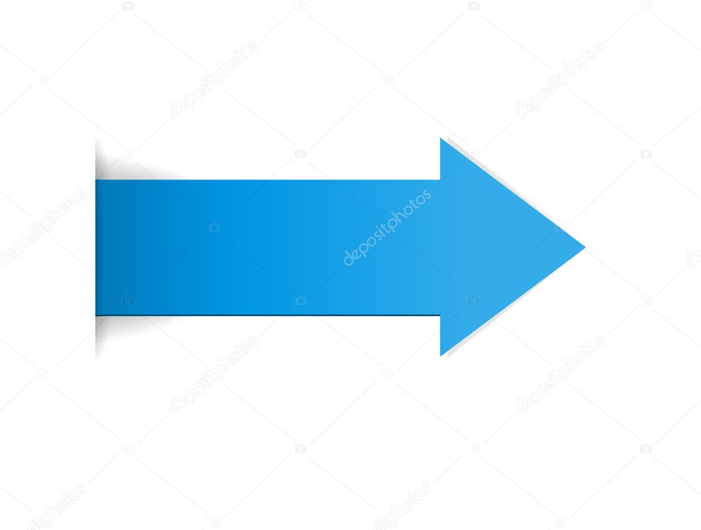 The blue arrow — Stock Vector © madtom #31369529 The blue arrow — Stock Vector © madtom #31369529