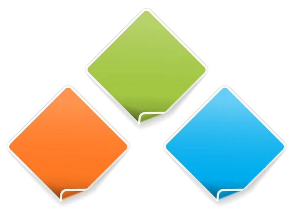 The folded corner label Stock Vector Image by ©madtom #31979419