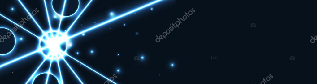 The blue star web banner Stock Vector Image by ©madtom #35610561