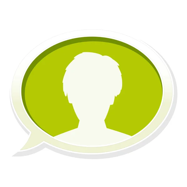 The info template with head icon Stock Vector Image by ©madtom #42111253