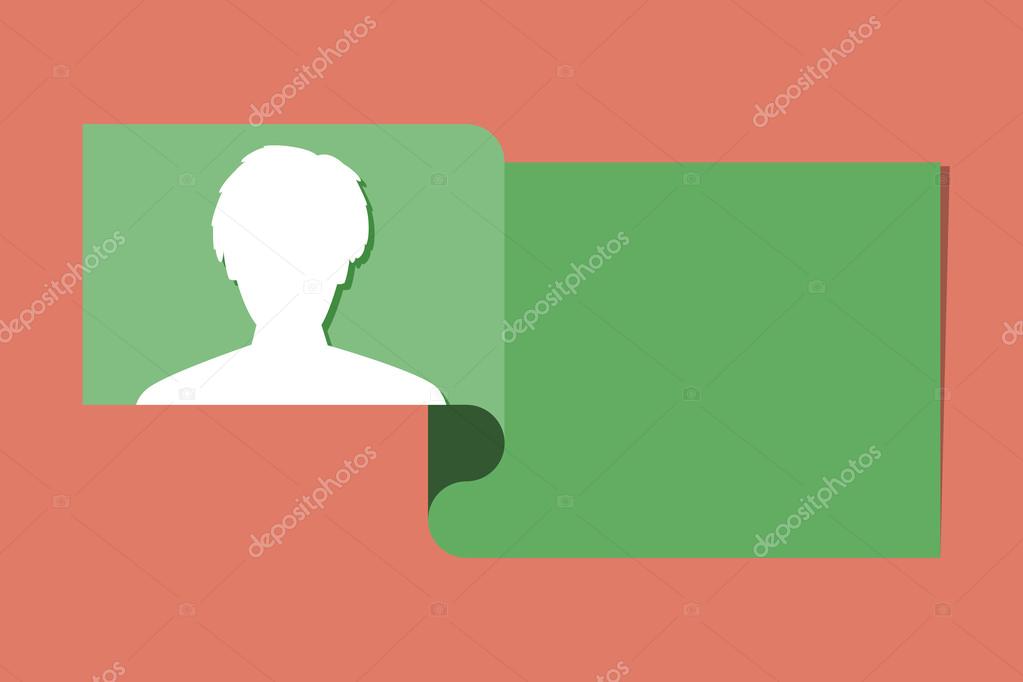 The info template with head icon Stock Vector Image by ©madtom #42111253