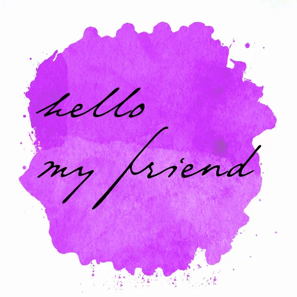 Hello My Friend With Hearts