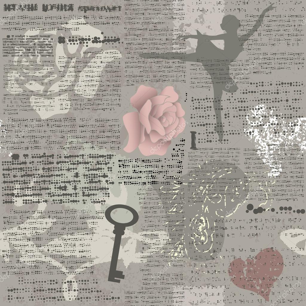 Fondo del periódico vector, gráfico vectorial © kastanka imagen #31310757