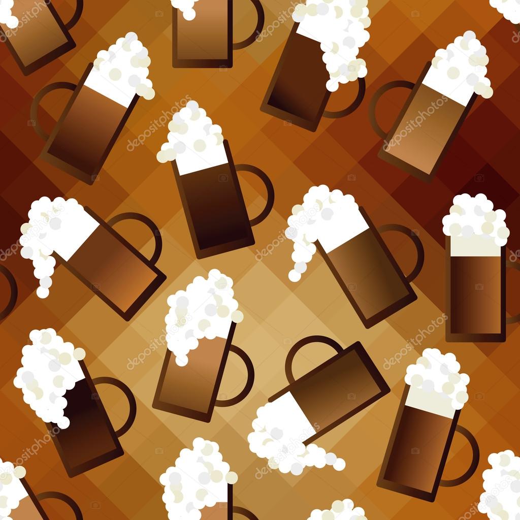 Beers pattern. Stock Vector Image by ©kastanka #40012293