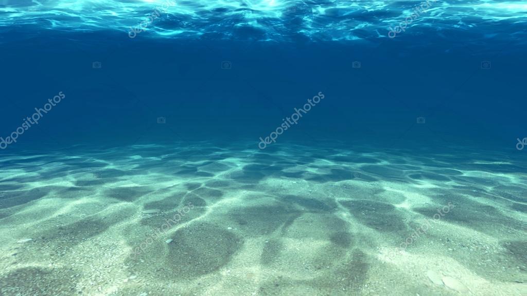 Superficie de la arena bajo el agua — Foto de stock #41759009 © apichart