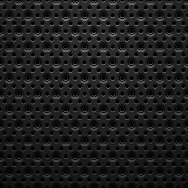 Seamless texture perforated pattern black metal surface dark gray ...