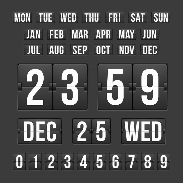Countdown Timer Scoreboard — Stock Vector © Sidmay 87042724