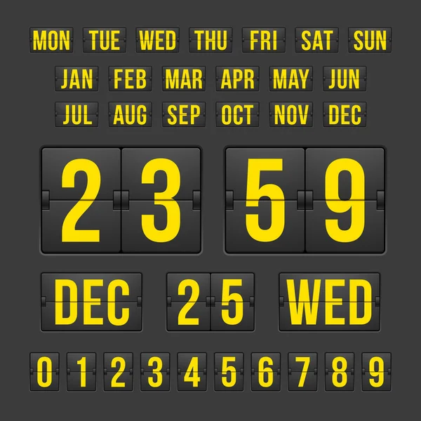 Countdown Timer Scoreboard — Stock Vector © Sidmay 87042724