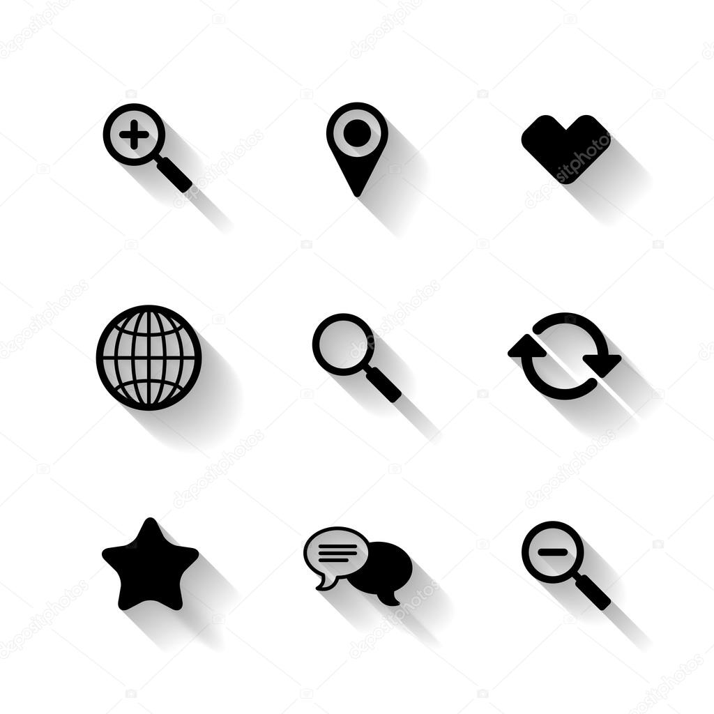 Design flat icons — Stock Photo © sidmay #47325129