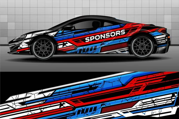Racing Car Packaging Design Vector Design Car Stickers Abstract Racing ...