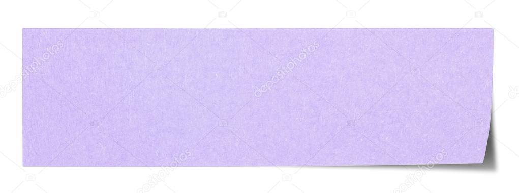 Violet rectangular sticky note — Stock Photo © salexander3 #42870835