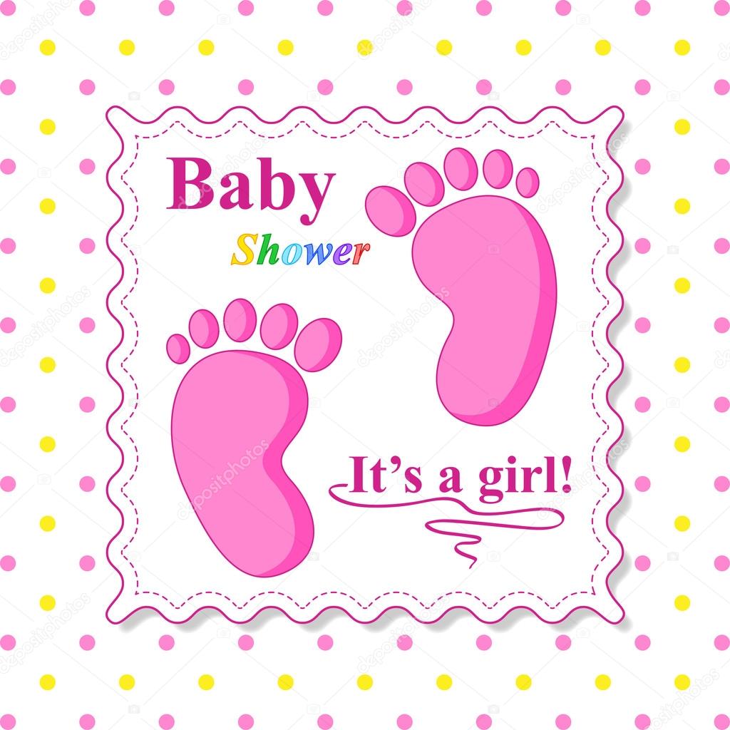 Sweet Baby Shower Card Stock Vector Image by ©lianella #31582195