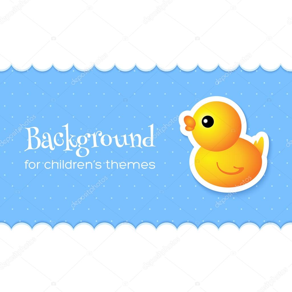 Abstract Background with Duck Stock Vector Image by ©lianella #40148117