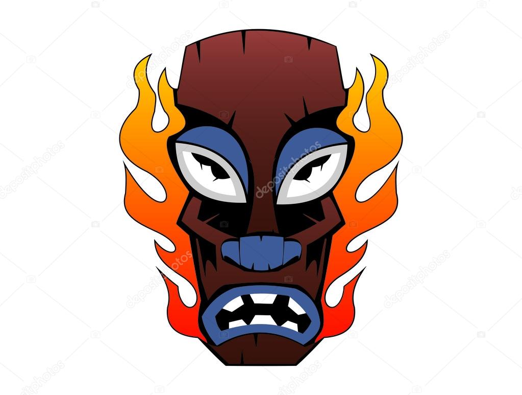 Voodoo Maske Clipart