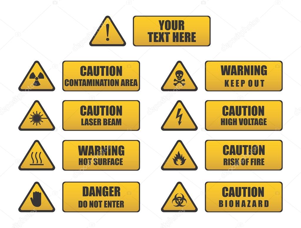 Warning Signs Danger