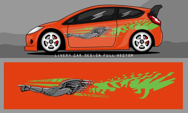 Car Livery Design Cool Graphics Combination Red Gray Colors Vehicles ...