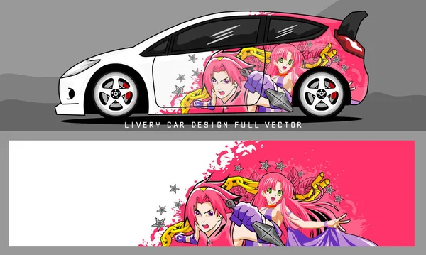 Car Livery Graphic Vector Abstract Grunge Background Design Vehicle ...