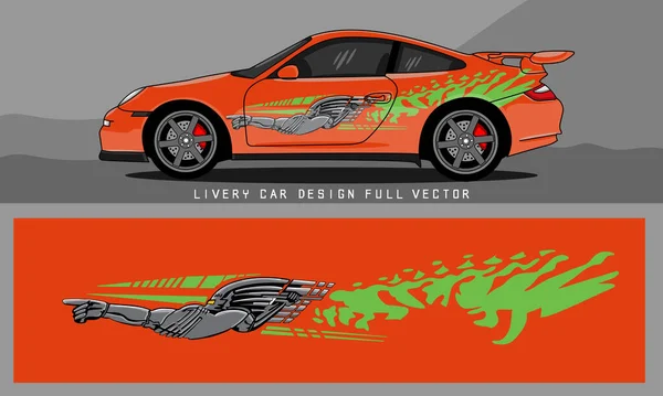 Car Livery Design Cool Graphics Combination Red Gray Colors Vehicles ...