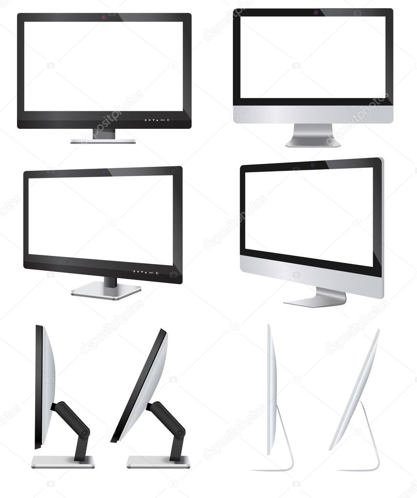 Realistic Computer Screens — Stock Photo © slim94 #31335225
