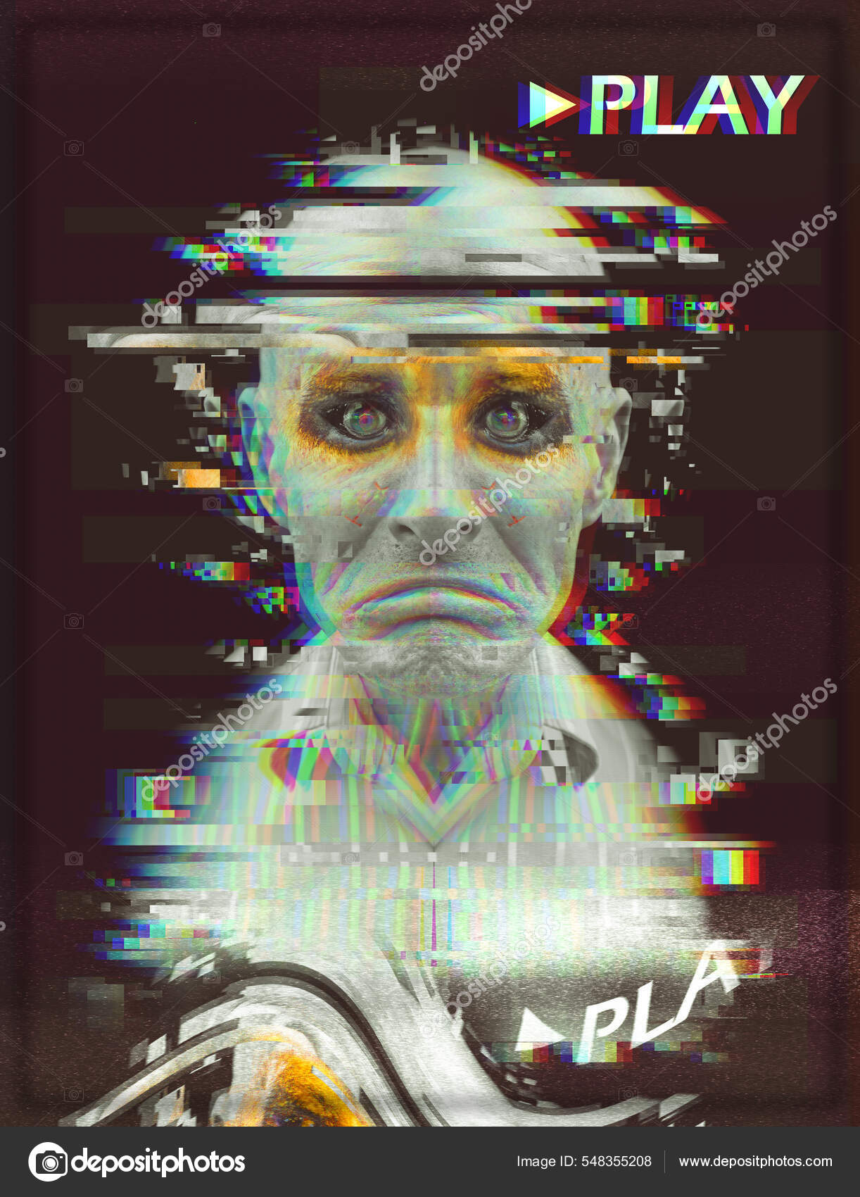 Vhs Noise Effect Vintage Signal Bad Interference Strange Frightened ...