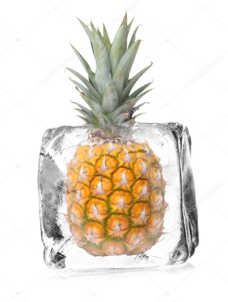 Pineapple in ice cubes Stock Photo by ©tomjac1980 34088515